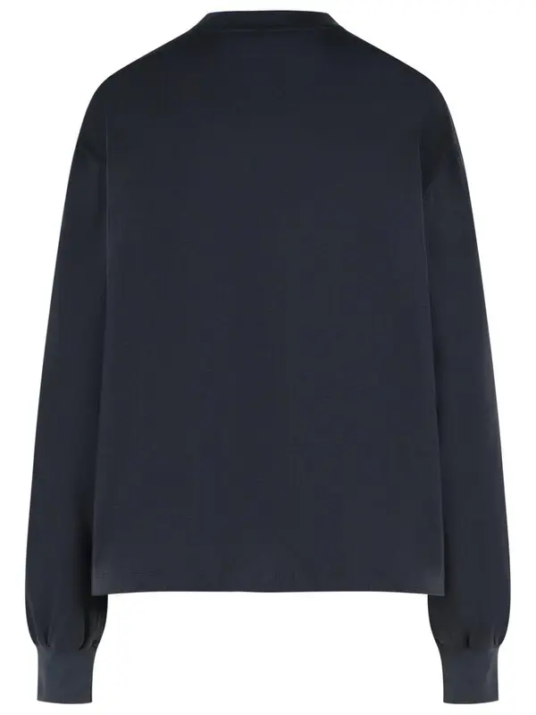 GANNI Cotton Sweater - Gray
