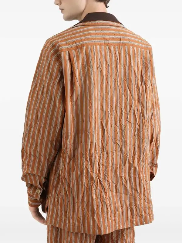 Dolce & Gabbana Striped Shirt With Applique