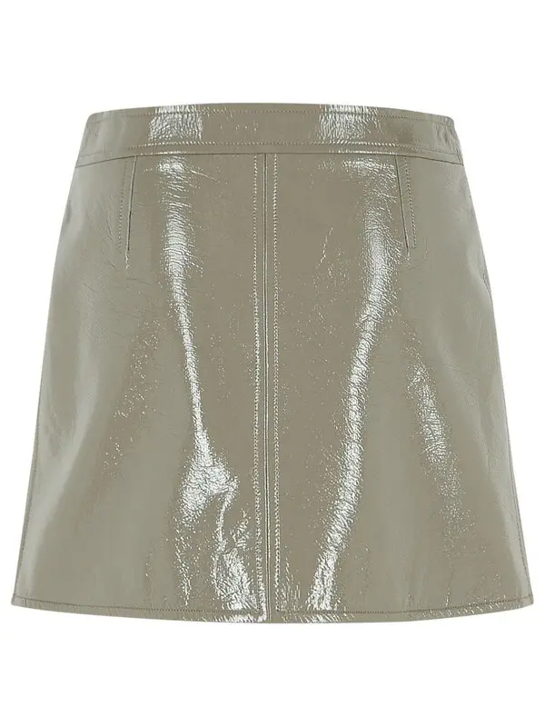 COURREGES Polyester Blend Miniskirt - Gray