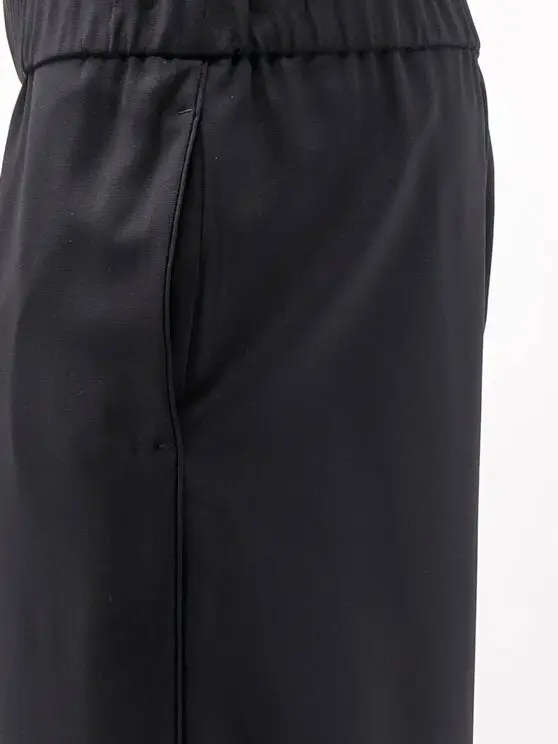 Loewe Wool Trousers With Logo Detail