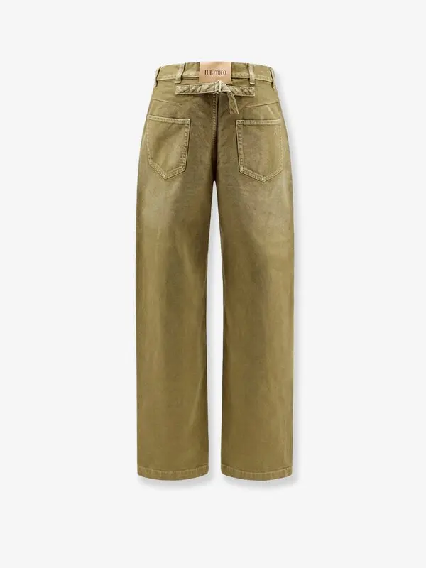 Attico Faded Effect Denim Jeans - Multicolor
