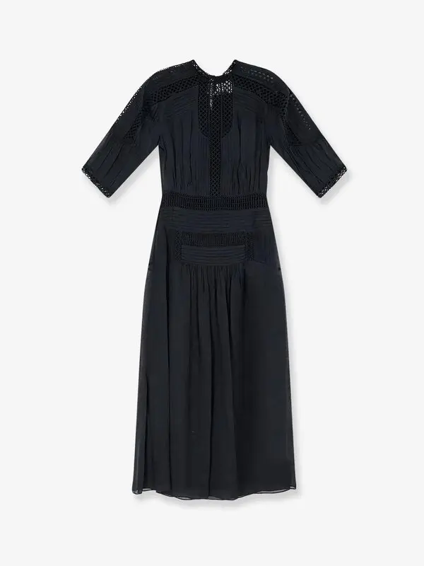 Isabel Marant Étoile Marant Pamena Viscose And Linen Dress - Black