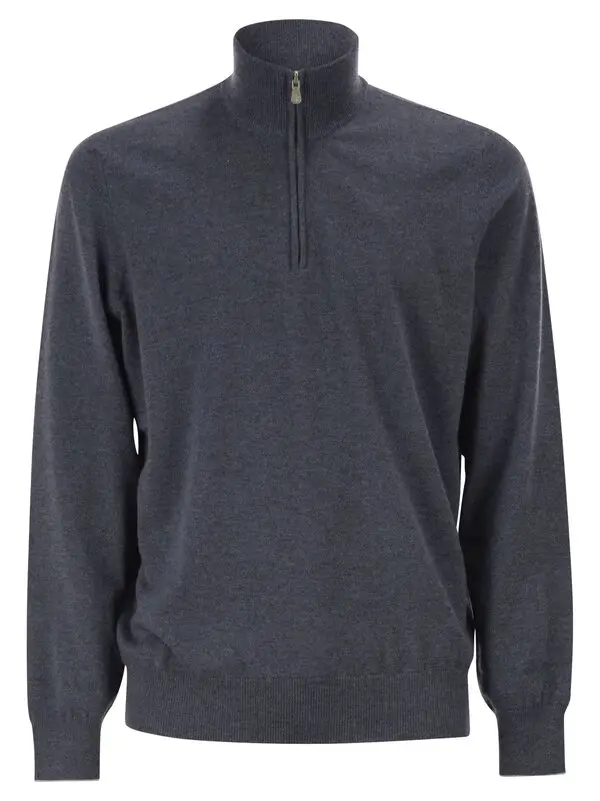 Brunello Cucinelli Cashmere Turtleneck Sweater - Multicolor