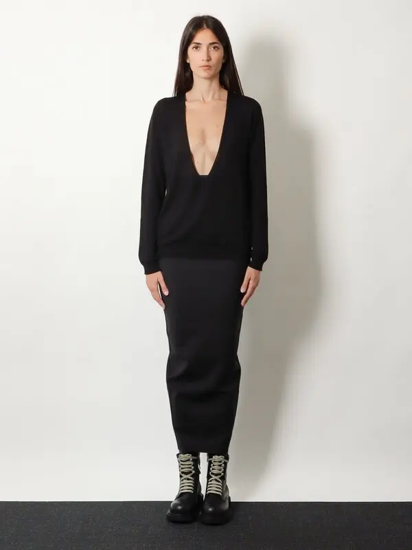 Rick Owens Tower Extreme Wool Sweater