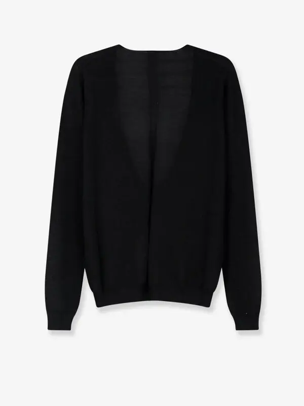 Rick Owens Tower Extreme Wool Sweater - Black