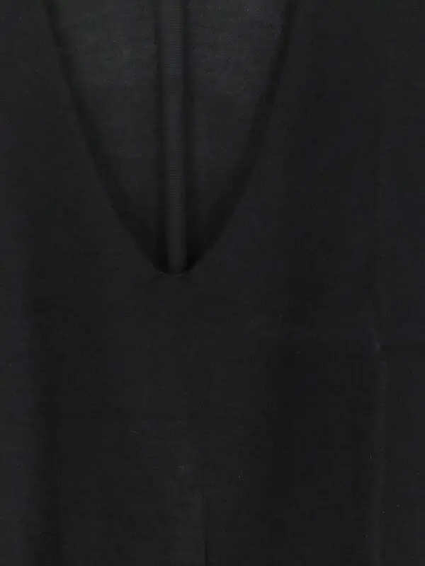 Rick Owens Tower Extreme Wool Sweater - Black