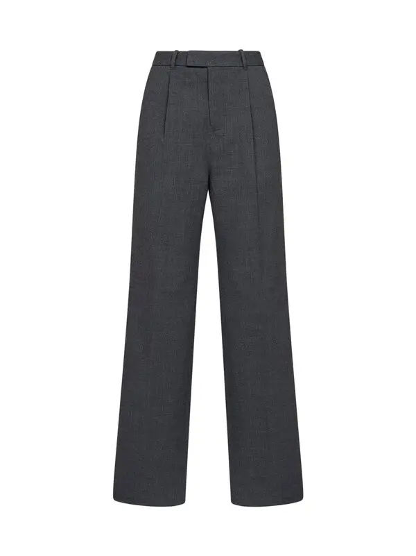 SELF-PORTRAIT Stretch Wool-blend Tailored Trousers - Multicolor