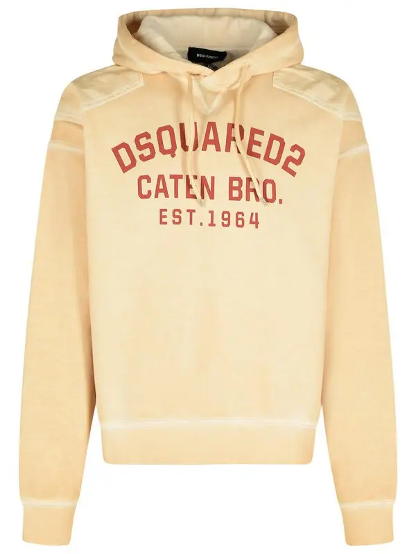 Dsquared2 Cipro' Sand Cotton Sweatshirt