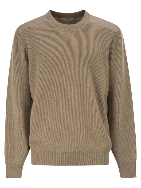 Brunello Cucinelli Cashmere Sweater - Cream