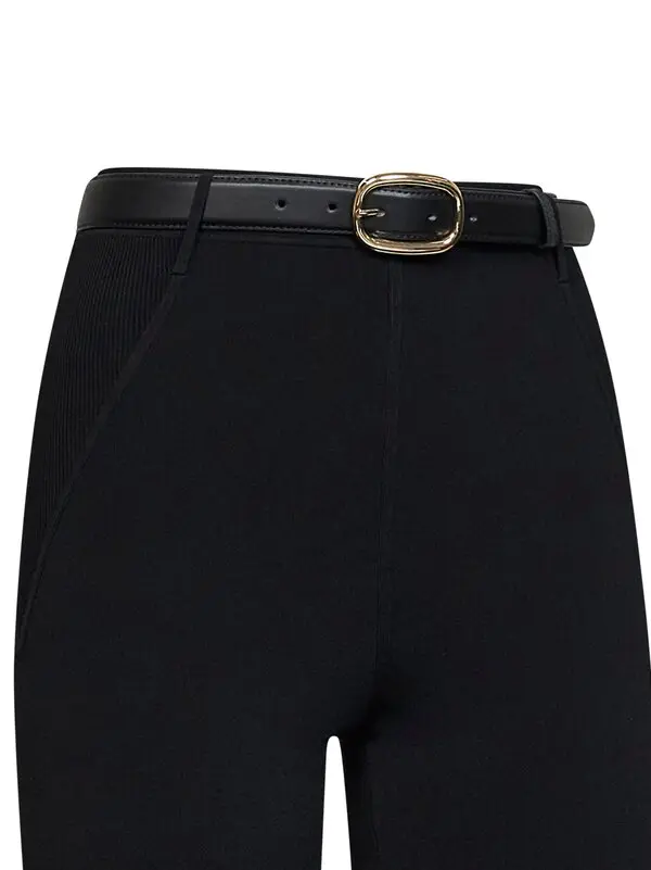 SELF-PORTRAIT Compact Knit Capri Leggings
