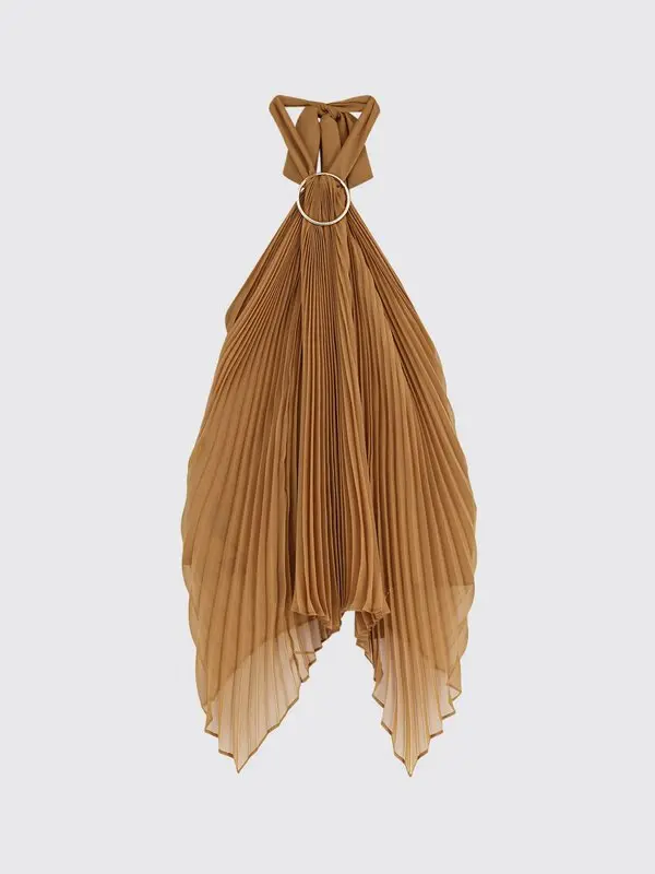 Max Mara Valzer Pleated Polyester Top