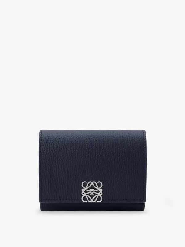 Loewe Anagram Trifold Leather Wallet
