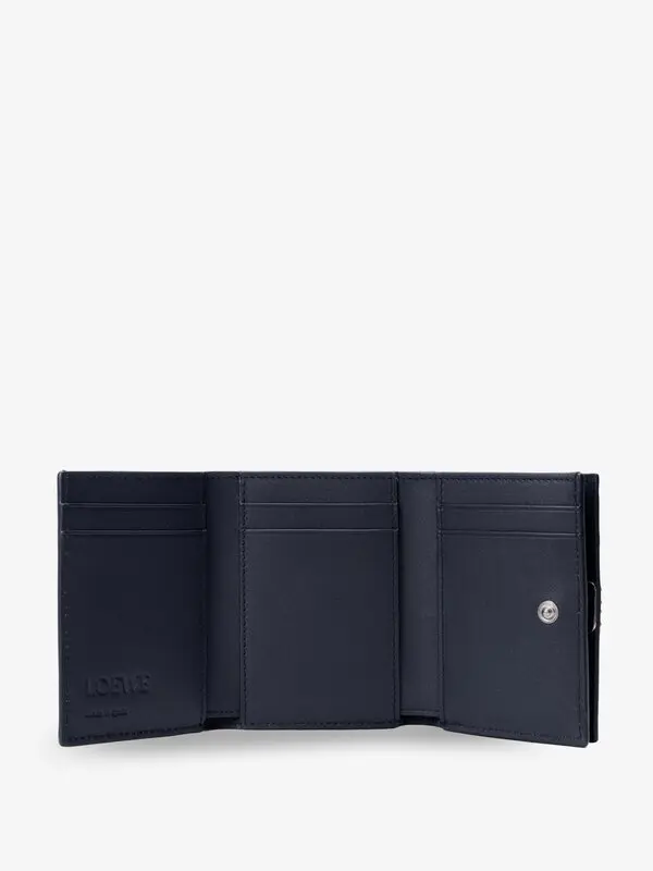 Loewe Anagram Trifold Leather Wallet