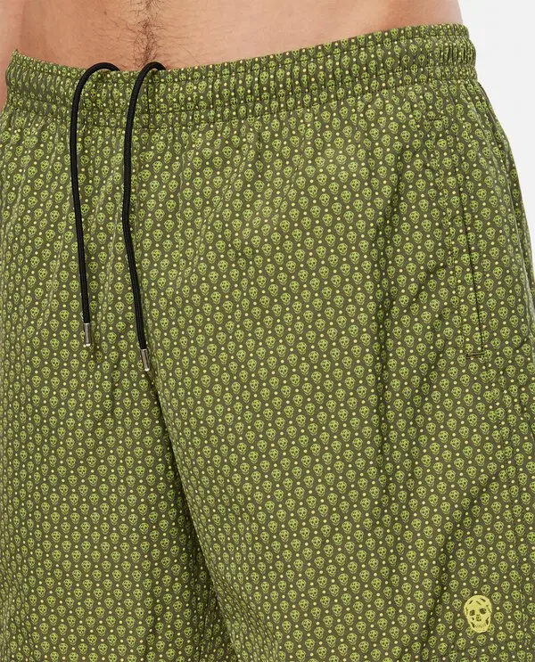 Alexander McQueen Dots Skull Swimshorts