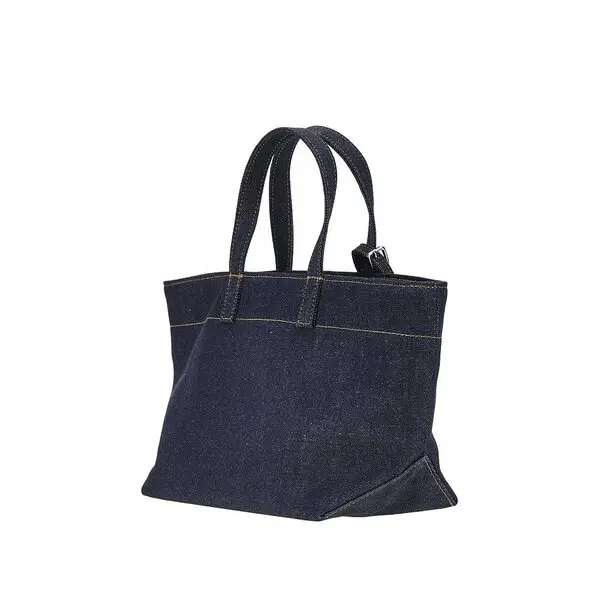 A.p.c. Denim Small Le Drummer Toile Bag - Blue