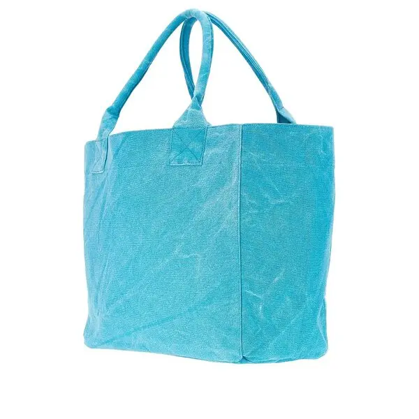 GANNI Shopping Bag With Banana Print - Blue