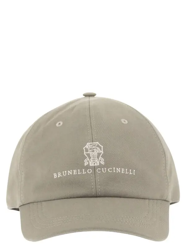 Brunello Cucinelli Garment-dyed Twisted Cotton Gabardine Baseball Cap - Multicolor