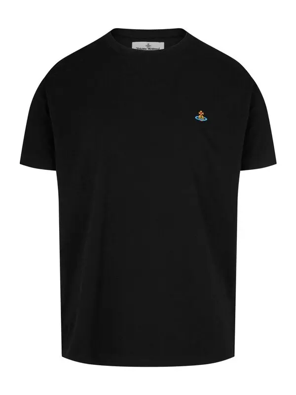 VIVIENNE WESTWOOD Orb Logo T-shirt - Black