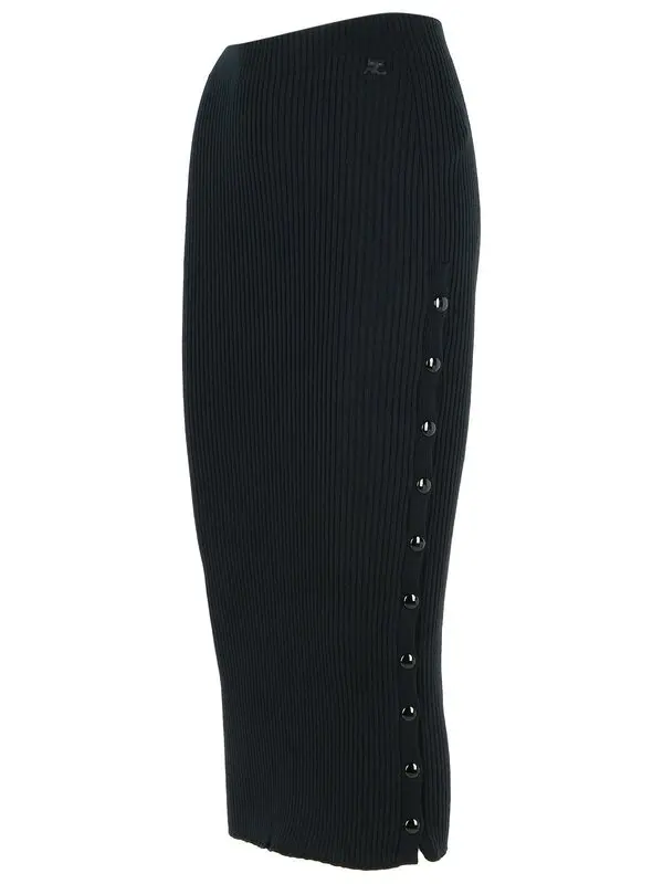 COURREGES Merino Wool Blend Skirt