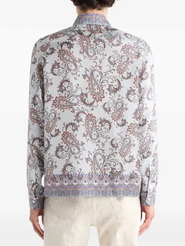 Etro Paisley Leaf Print Shirt