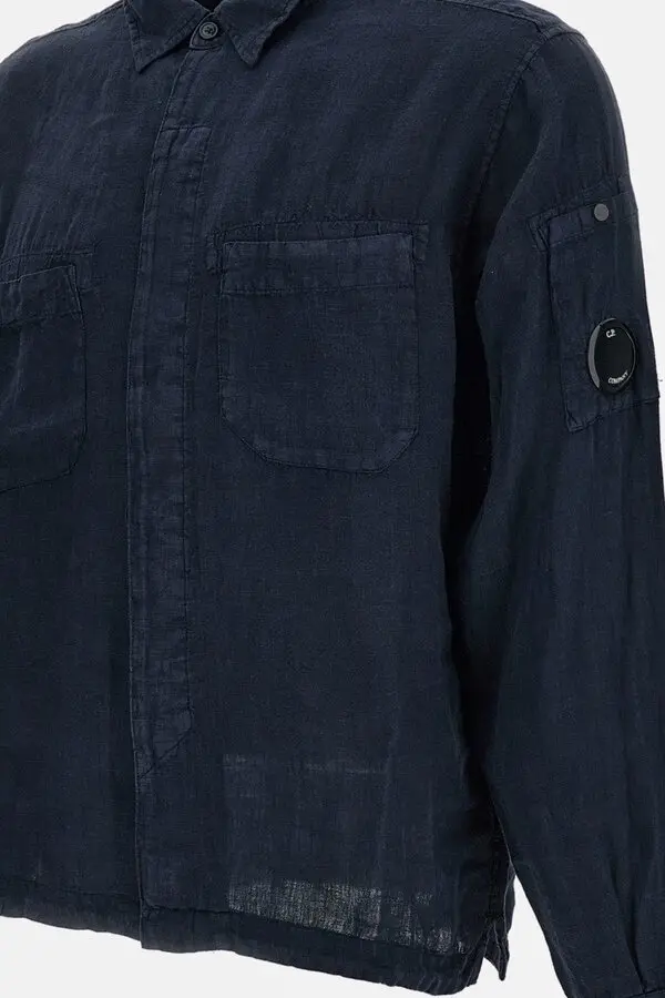 C.P. COMPANY Shirts Long Sleeve In Linen