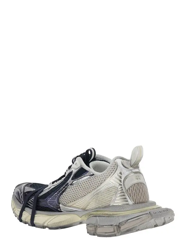 Balenciaga 3xl' Low Top Sneakers With Logo Lettering On The Side In Tech Fabric - Multicolor