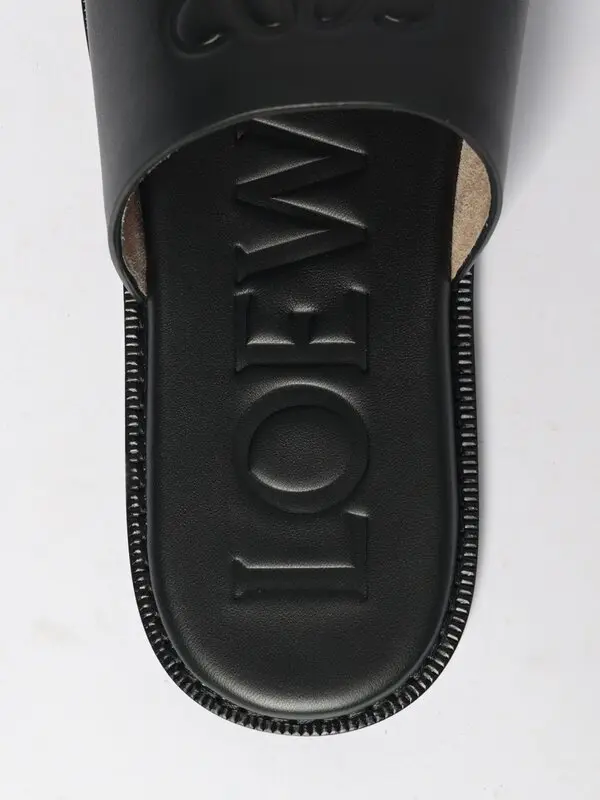 Loewe Anagram Flex Leather Sandals