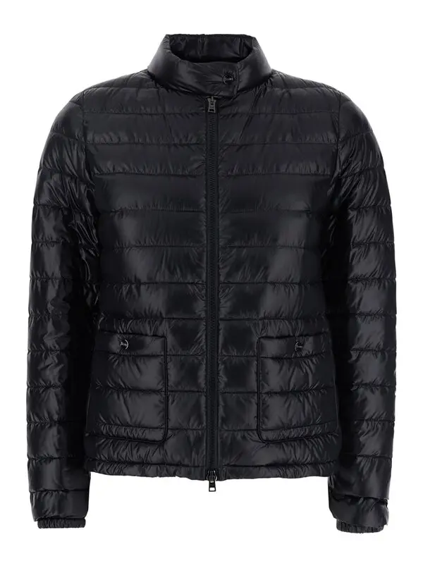 Herno Tech Fabric Quilted Down Jacket - Black