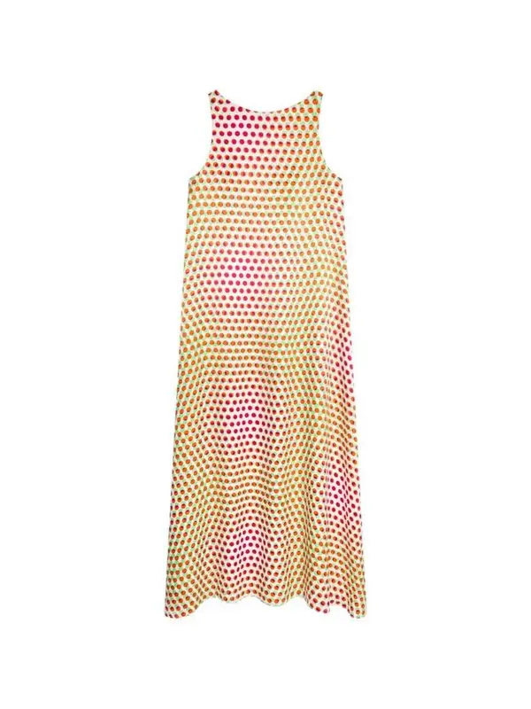 Dries Van Noten Long Printed Dress