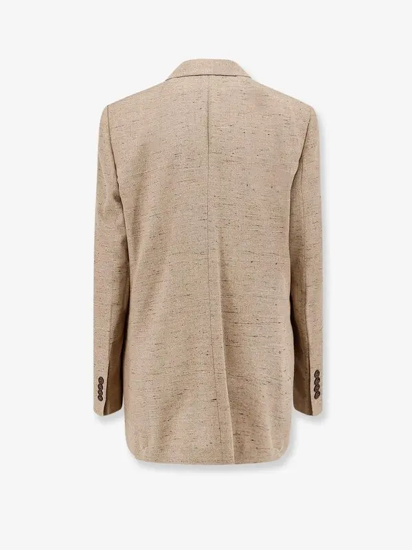 Dolce & Gabbana Viscose And Linen Blazer - Multicolor
