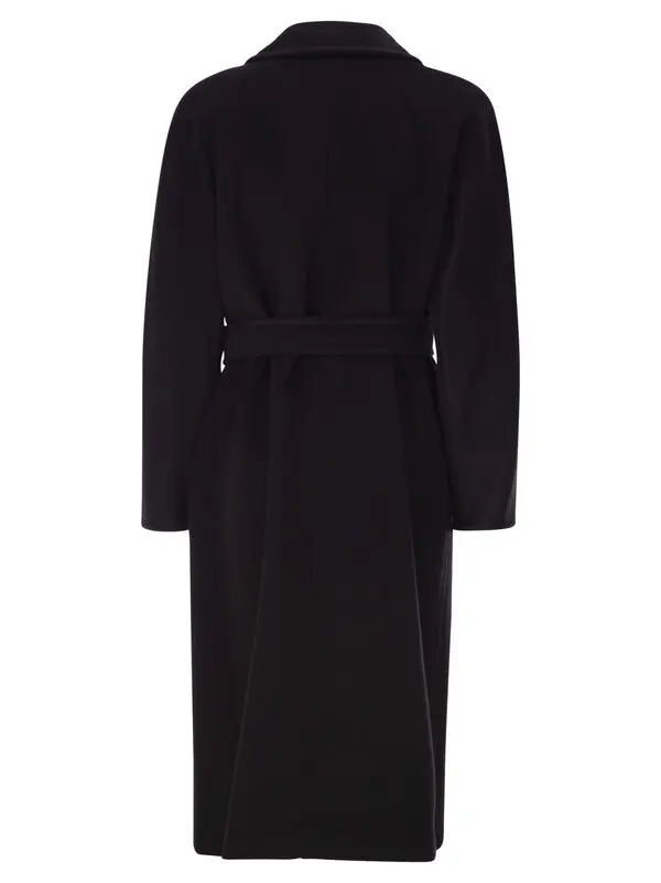 Max Mara Madame Virgin Wool And Cashmere Coat - Black