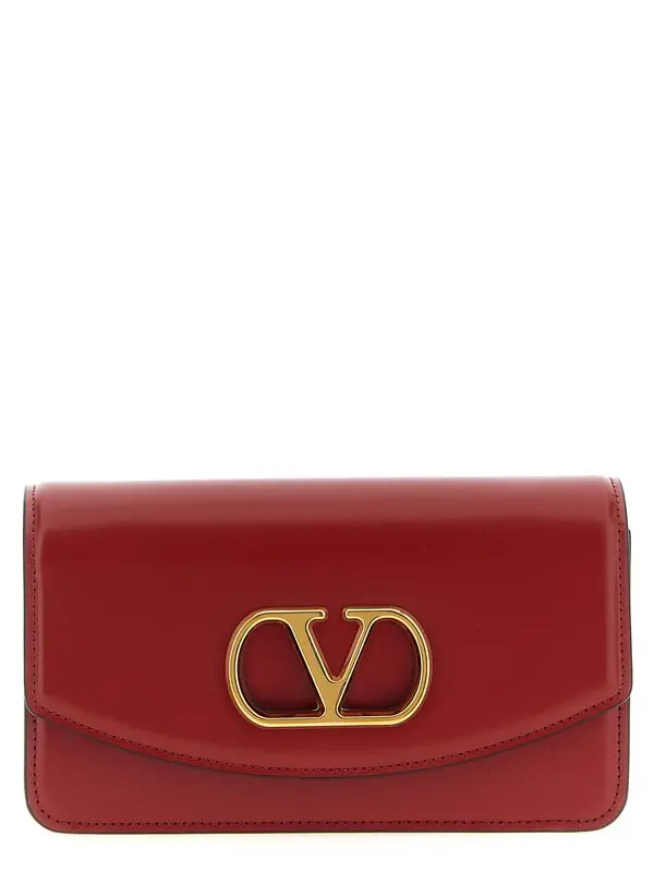 Valentino Garavani Vain Clutch Bag - Red