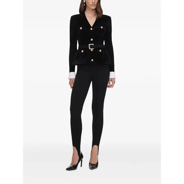 SELF-PORTRAIT Chenille-knit Fitted Cardigan Jacket