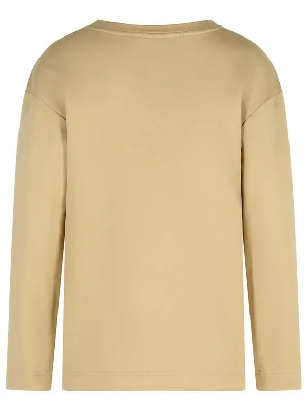 Max Mara Silk And Cotton Sweatshirt - Cream