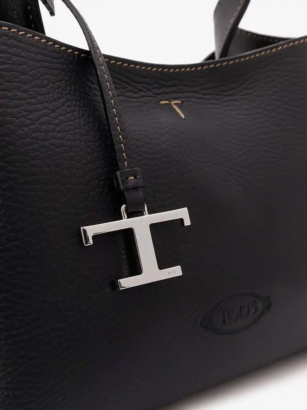 TOD'S Micro Leather Crossbody Bag With Iconic Stitching - Multicolor
