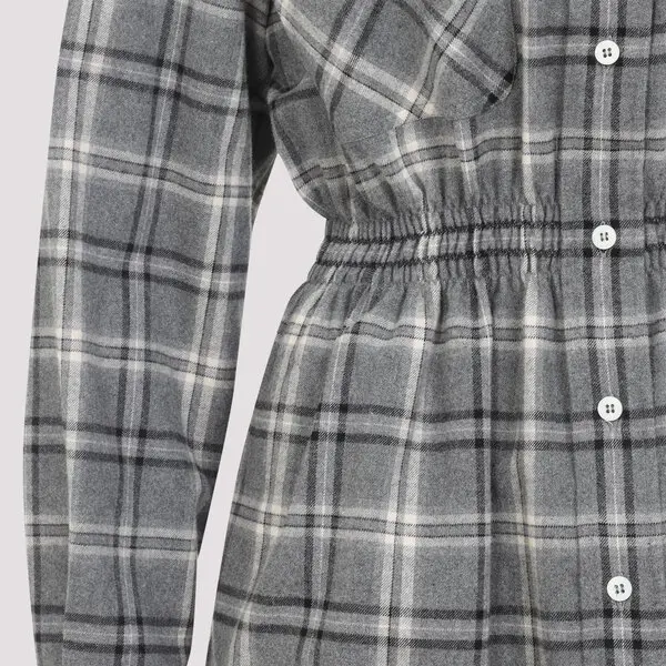 Miu Miu Cotton Dress - Gray