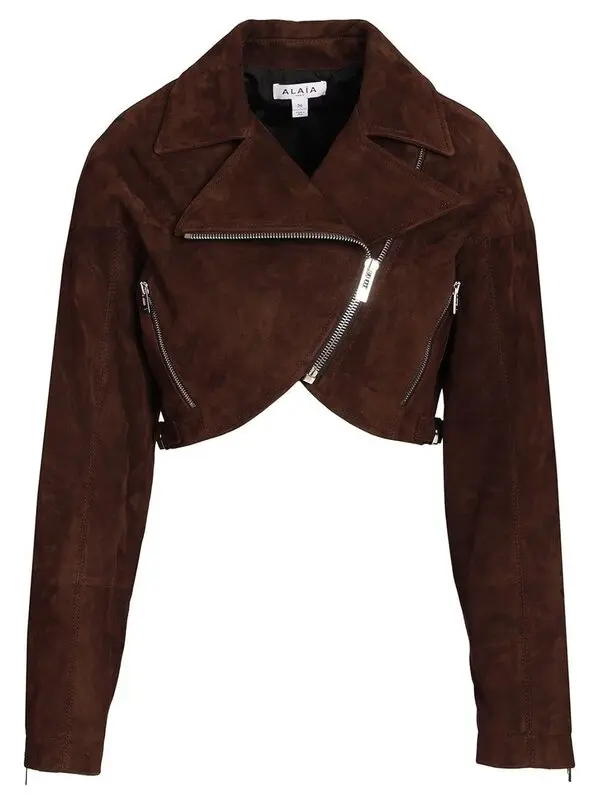 Alaïa Cropped Biker Jacket