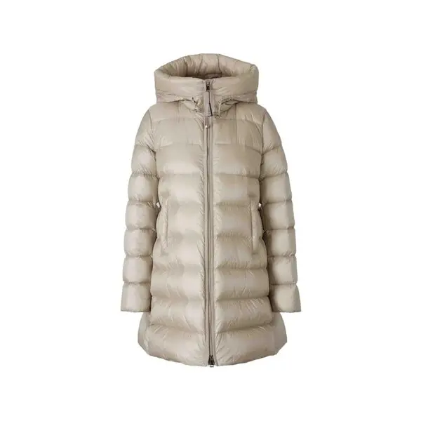 Moncler Quilted Puffer Jacket - Cream