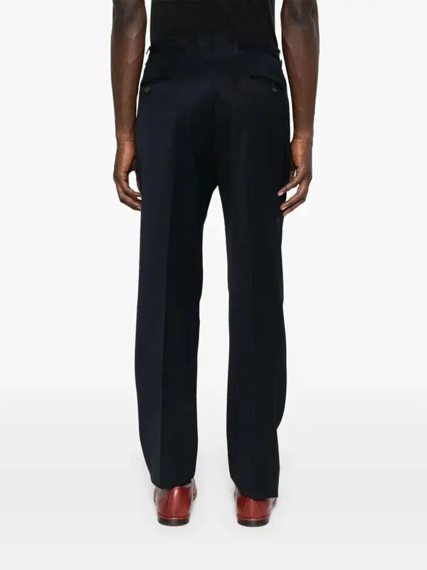 Prada Tapered Leg Wool Trousers