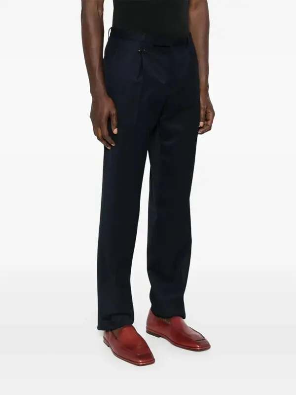 Prada Tapered Leg Wool Trousers