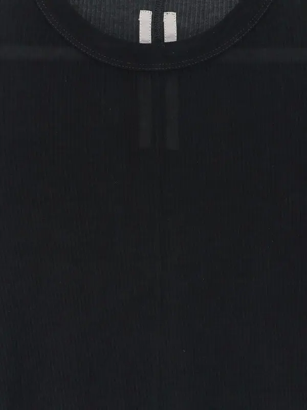 Rick Owens Viscose And Silk Blend T-shirt