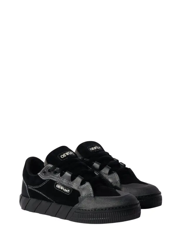 Off-White Vulcanized Leather Sneakers
