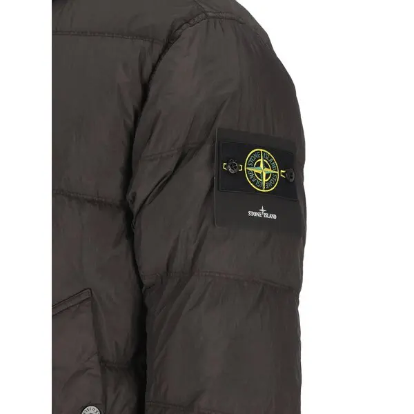 Stone Island Grey Jackets Padded & Down Jackets