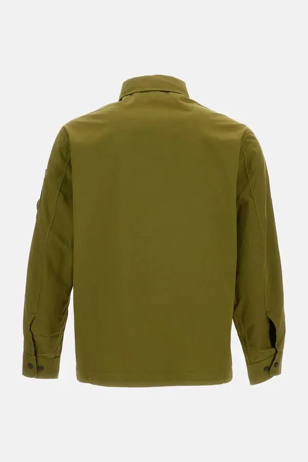 C.P. COMPANY Organic Gabardine Zip-up Overshirt