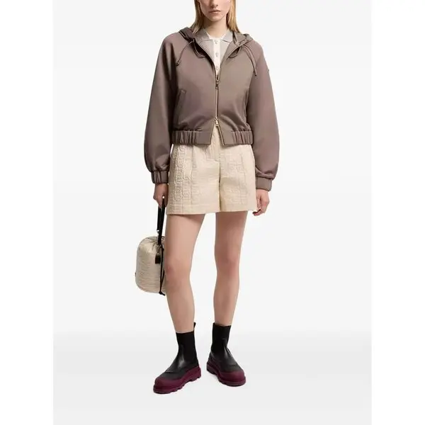 Moncler Zip-up Hooded Cardigan