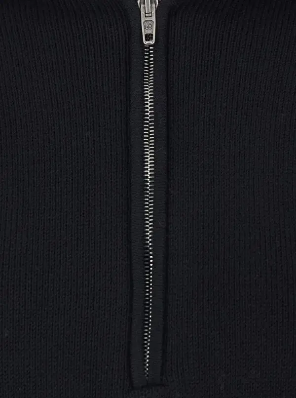 Balenciaga Cotton Blend Turtleneck Sweater - Multicolor