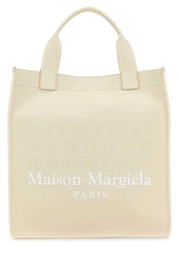 MAISON MARGIELA Ivory Canvas Shopping Bag