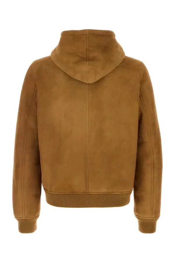 Prada Camel Shearling Jacket