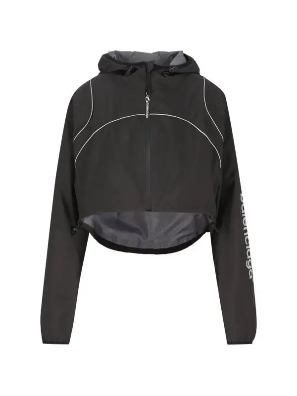 Balenciaga Techwear Cropped Jacket - Black