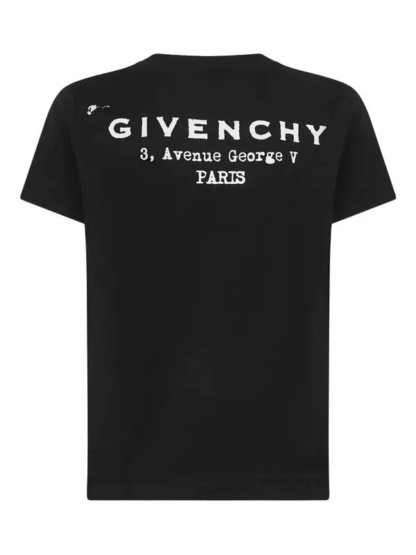Givenchy Back Print Regular Fit Cotton T-shirt